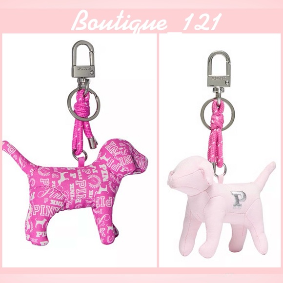 PINK Victoria's Secret | Accessories | Vs Pink Dog Bag Charm Key Chain ...